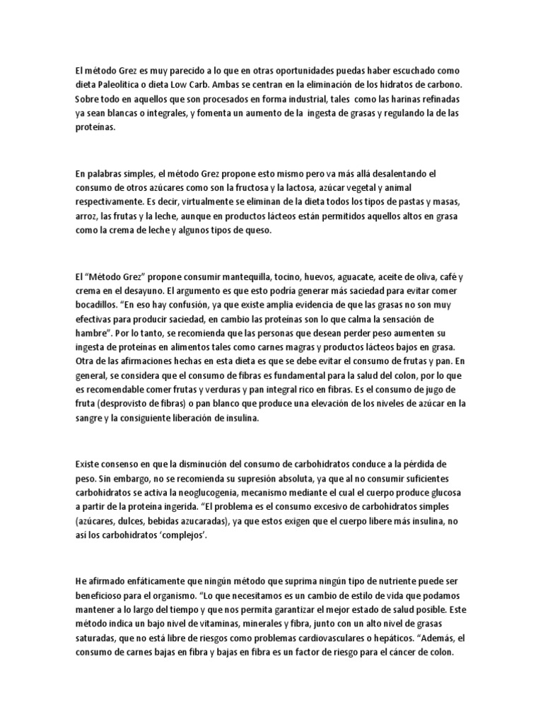 El Método Grez Es Muy Parecido A Lo Que en Otras Oportunidades Puedas ...