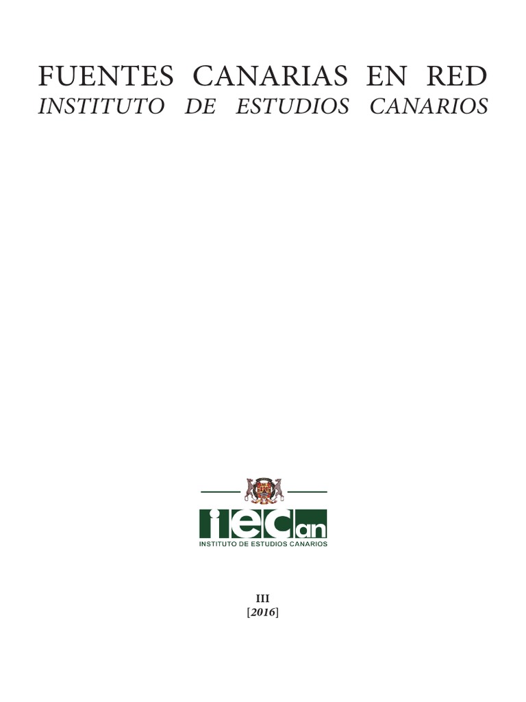 FCeR 3 (2016) | PDF | Islas Canarias | Esclavitud