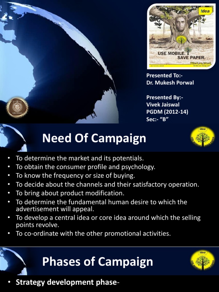 Idea Cellular Campaign - PHASE - 2 | PDF | Sales | Advertising