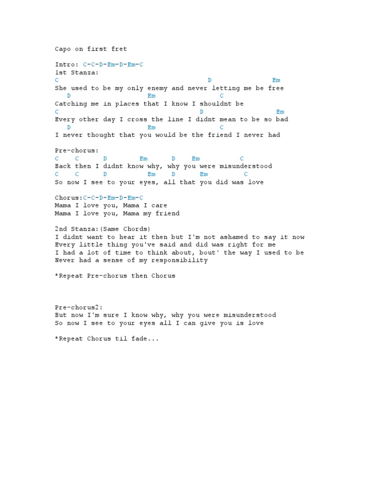 Capo On First Fret | PDF | Song Structure | Irish Musical Instruments