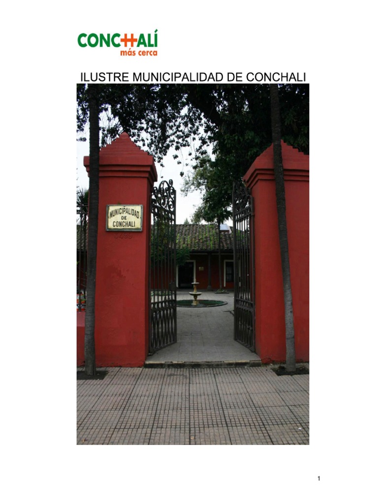 Conchalí y Su Historia | PDF | Santiago | Gobierno