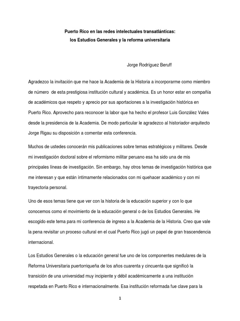 Puerto Rico en Las Redes Intelectuales Académicas - Por Jorge Rodríguez ...