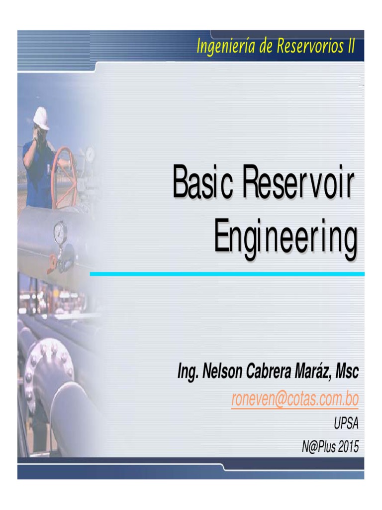 Basic Reservoir Engineering Overview | PDF | Petroleum Reservoir | Rock ...