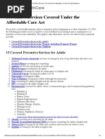 Ad A004 Administrativepolicy Preventive Care Services | PDF | Sexually ...