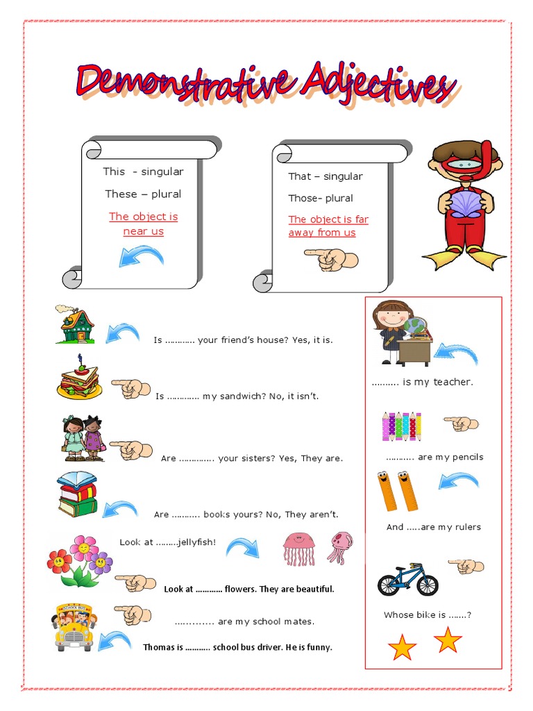 Demonstrative Pronouns and Questions | PDF