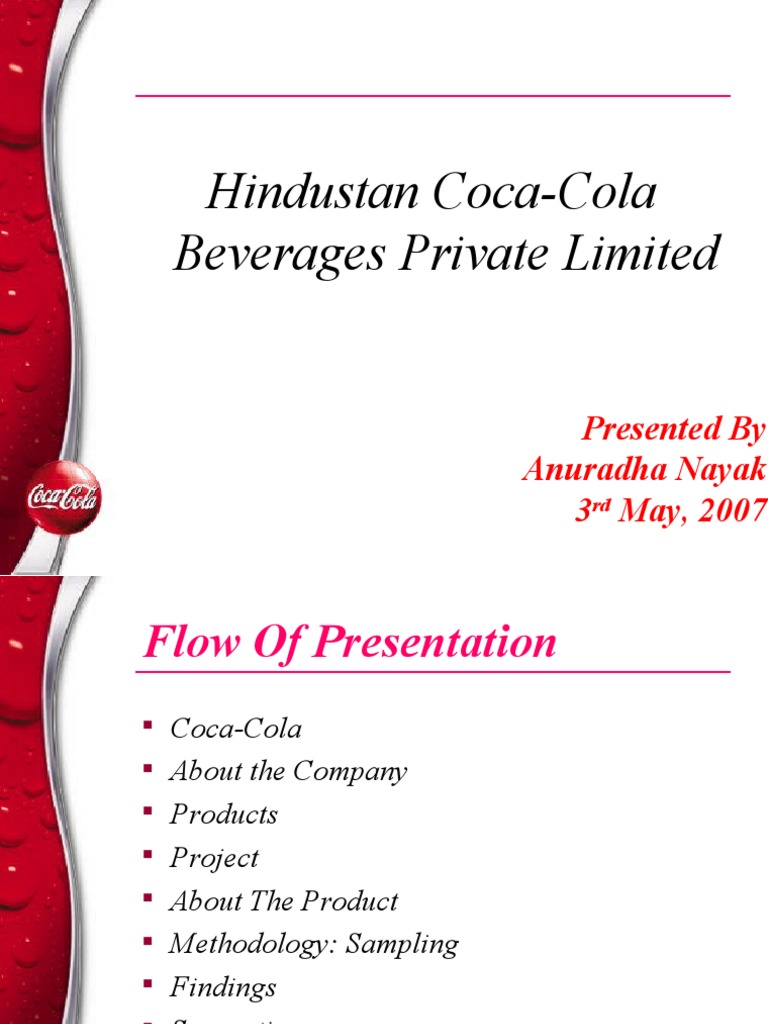 Hindustan Coca Cola Beverages Pvt. LTD | PDF
