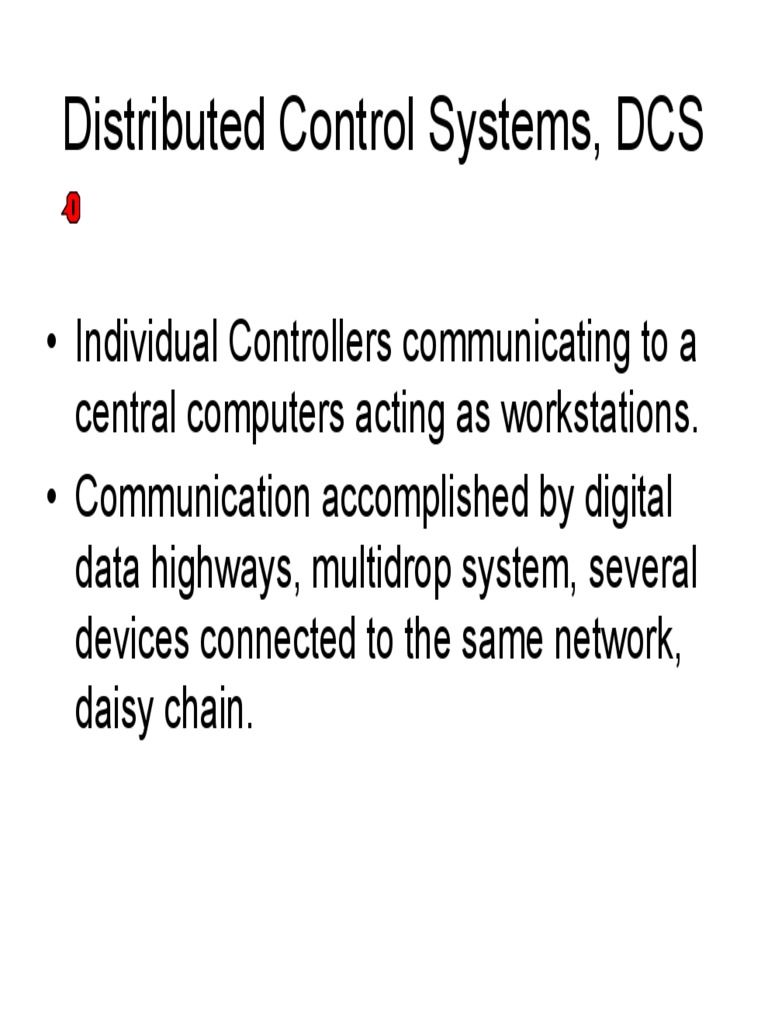Distributed Control Systems Overview | PDF | Digital Technology ...