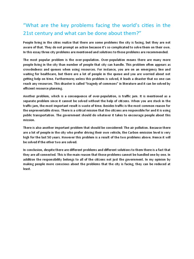 Writing Task 2 IELTS Sample Answer | PDF