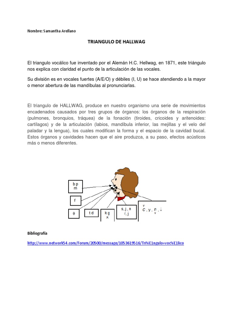 Triángulo Vocálico de Hellwag | PDF | Estudios de idiomas extranjeros
