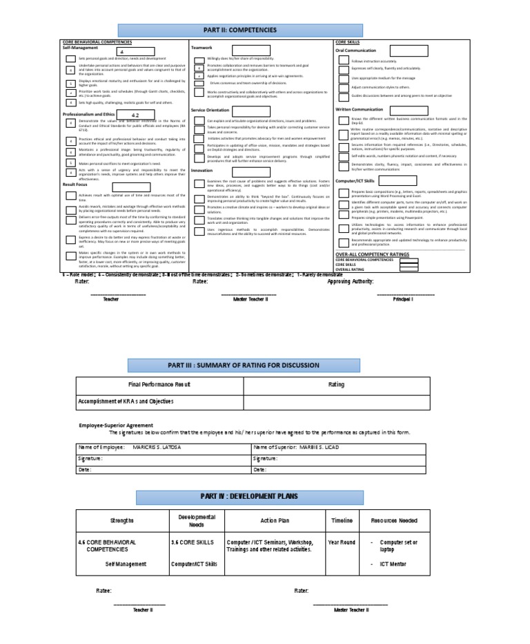 Core Behavioral Competencies | Competence (Human Resources) | Goal