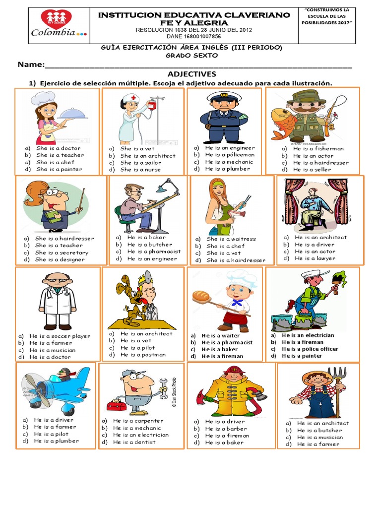 Guide to Classifying Occupations Based on Adjectives Describing Jobs ...
