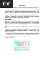 Definición de Surfactantes Aniónicos | PDF | Tensioactivo | Detergente