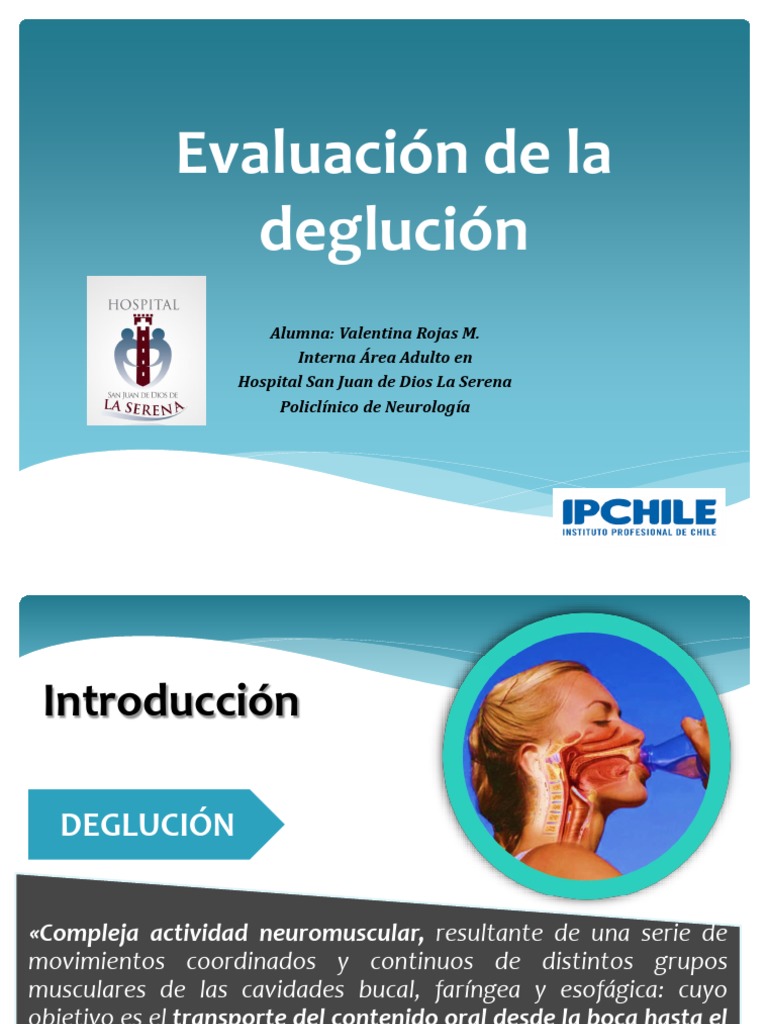 Evaluación de La Deglución | PDF | Especialidades Medicas | Medicina CLINICA
