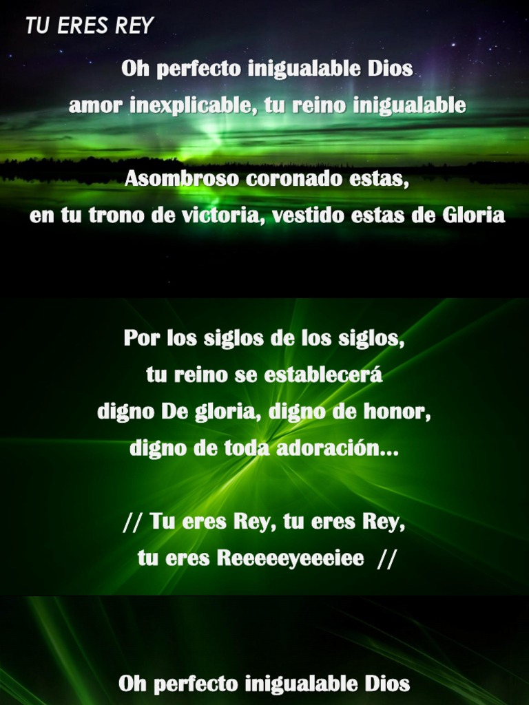 Tu Eres Rey | PDF | Clásicos