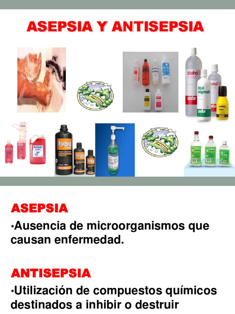 Asepsia.ppt | Lavado de manos | Medicina