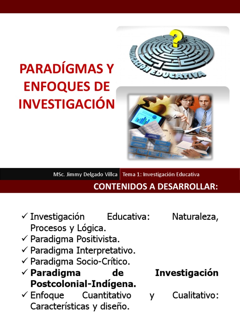 Tema 1 Paradigmas y Enfoques de Investigación 2016 | PDF | Paradigma ...