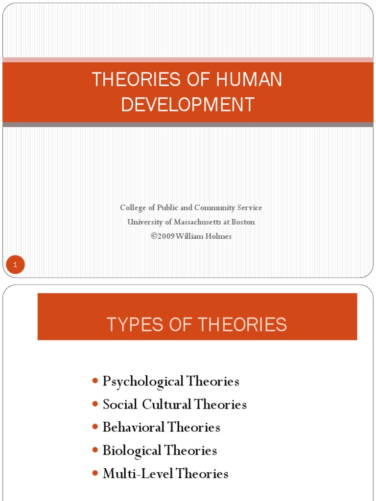 Human Development Theory | PDF | Id | Scientific Theories