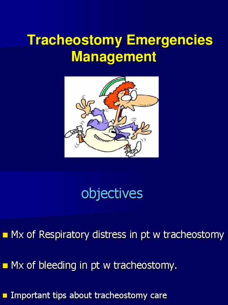 Tracheostomy Emergencies | PDF | Pulmonology | Respiratory System