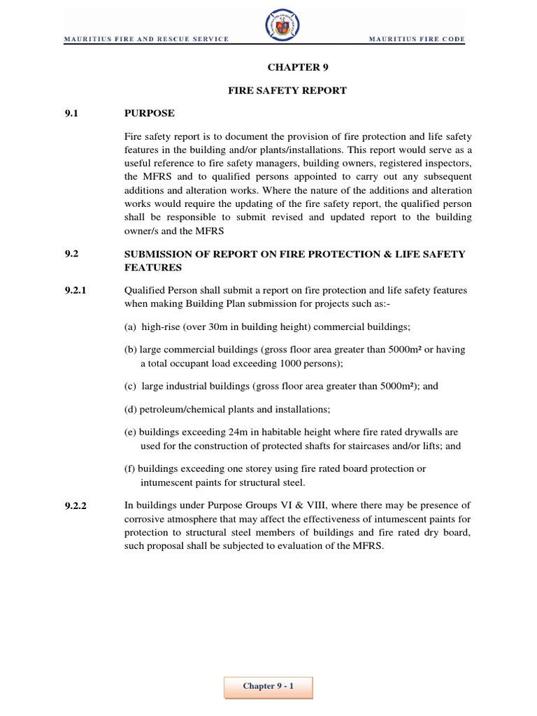 Fire Safety Report | PDF | Fire Safety | Elevator