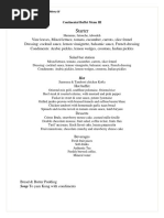 Morning Coffee Break Menu Options | PDF | Milkshake | Desserts