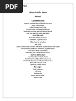 Continental Buffet Menu I | PDF