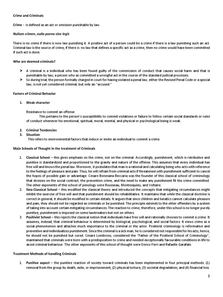 Restorative Justice Notes | PDF | Prison | Punishments