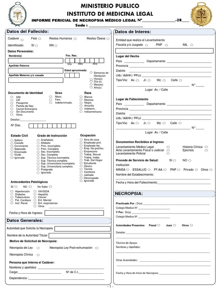 MINSA Protocolo de Necropsia 1 | PDF | Aorta | Riñón