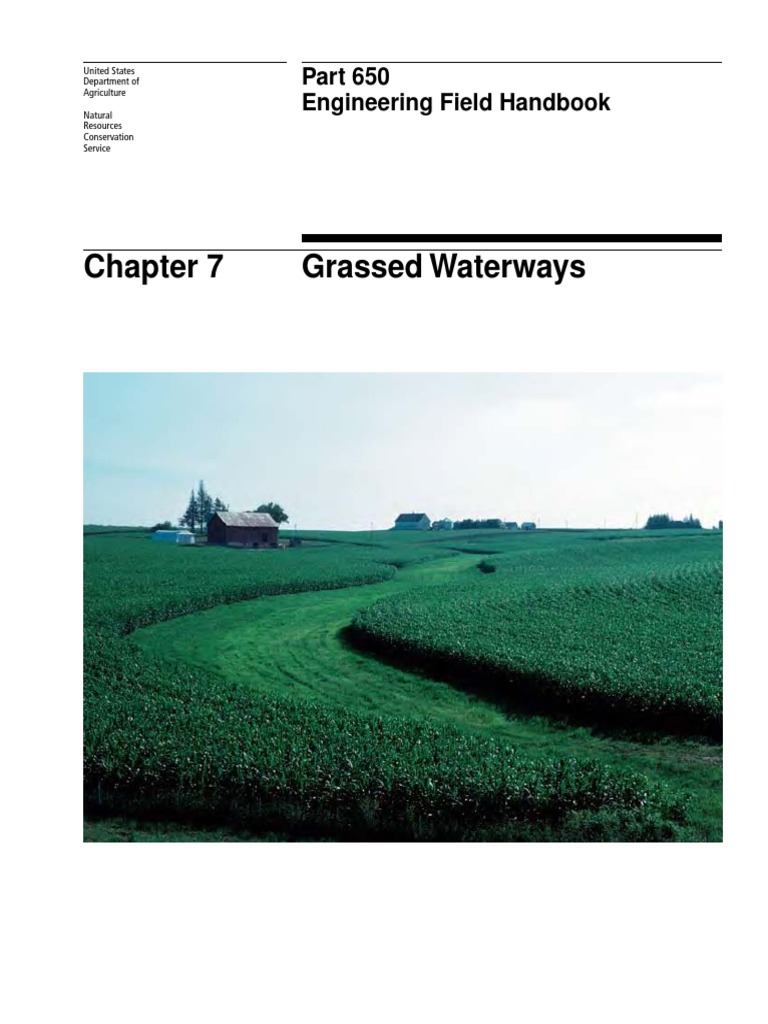 Grassed Waterways: Engineering Field Handbook | PDF | Drainage Basin ...