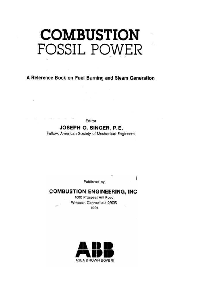 Combustion Fossil Power | PDF | Boiler | Thermodynamics