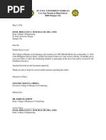 Request Letter For Fire Drill | PDF