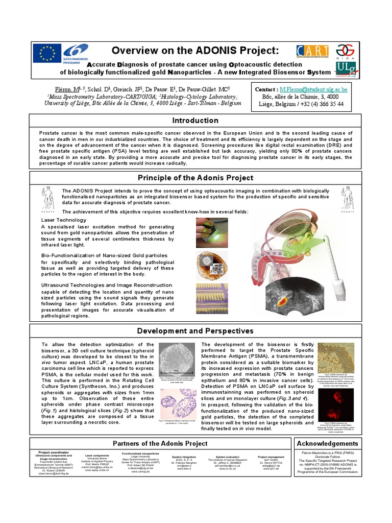 Overview On The ADONIS Project:: of Biologically Functionalized Gold ...