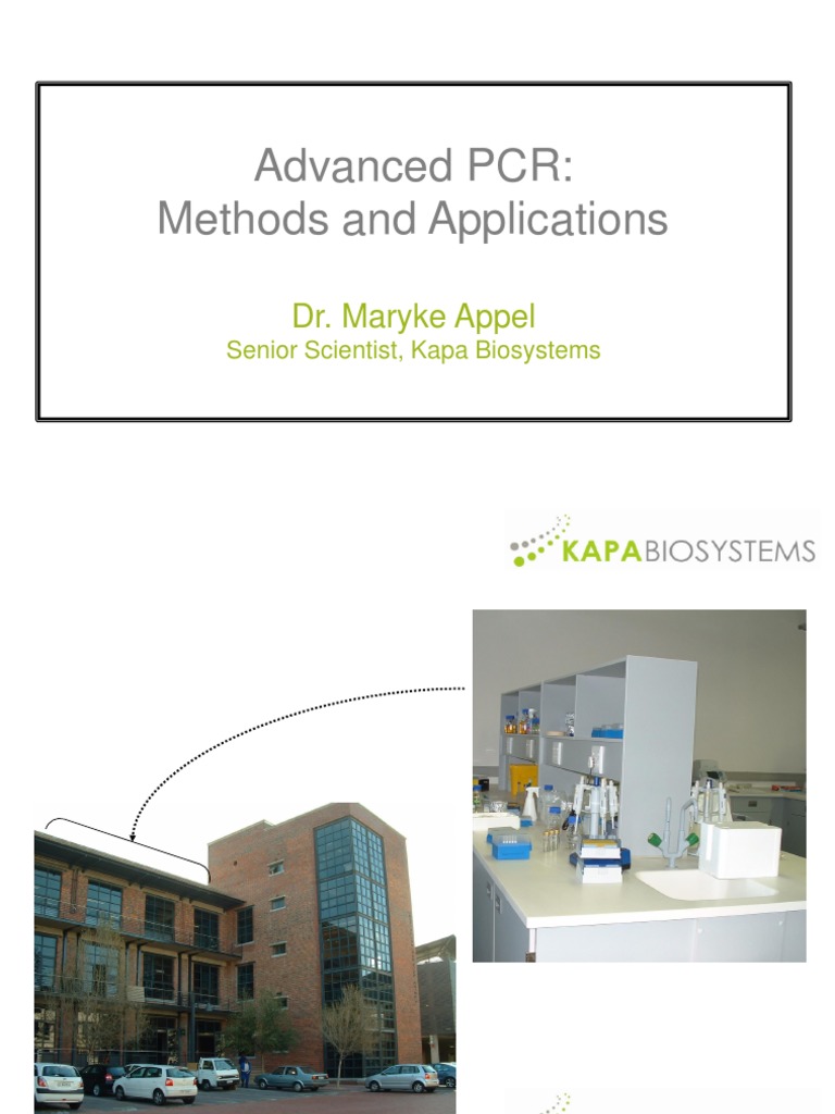 Advanced PCR - Methods and Applications | PDF | Polymerase Chain Reaction | Real Time Polymerase ...
