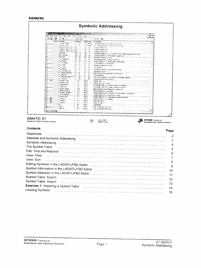08 Symbols Simatic S7 | PDF