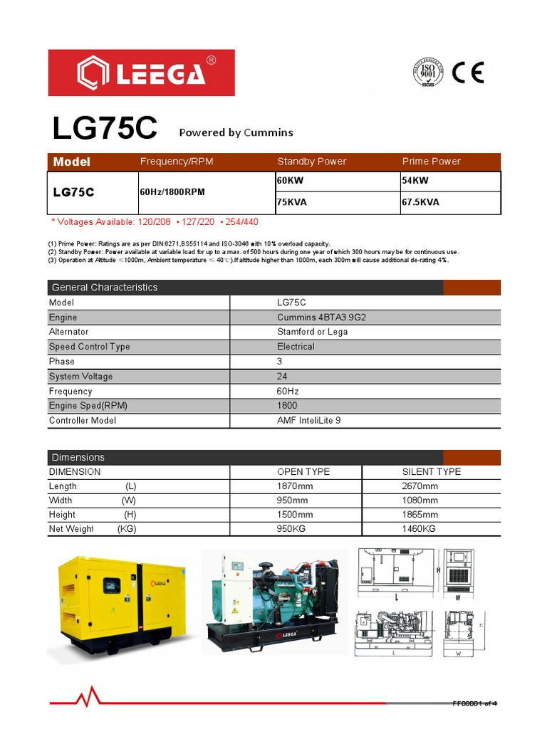Leega LG 75c | PDF | Engines | Propulsion