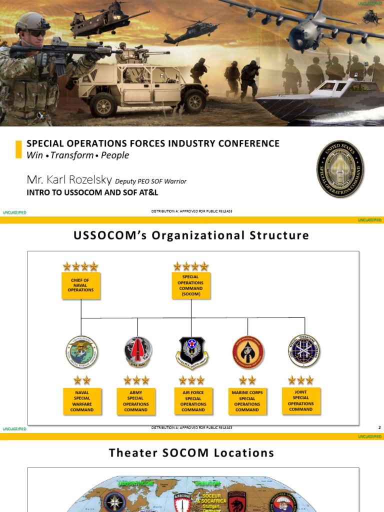 USSOCOM Overview Special Operations Forces Conference | PDF | United ...