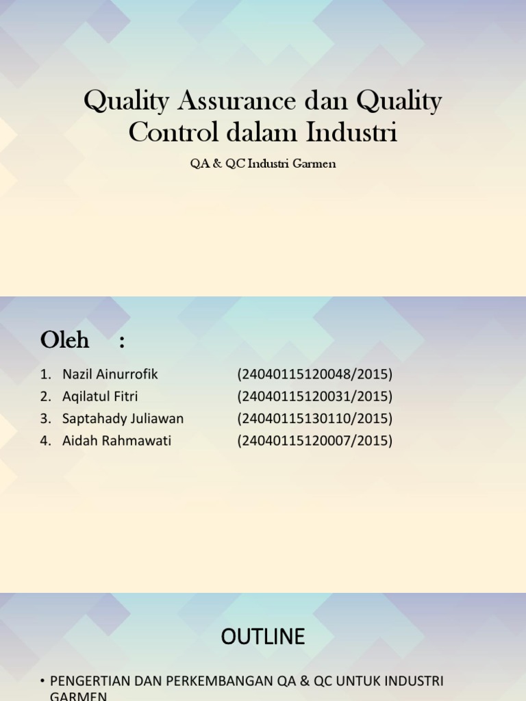 Qa QC | PDF
