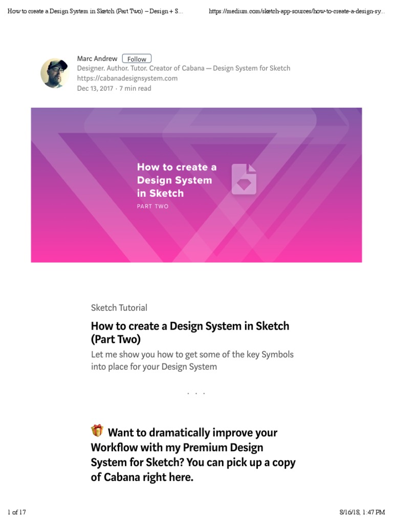 How To Create A Design System in Sketch (Part Two) - Design + Sketch ...