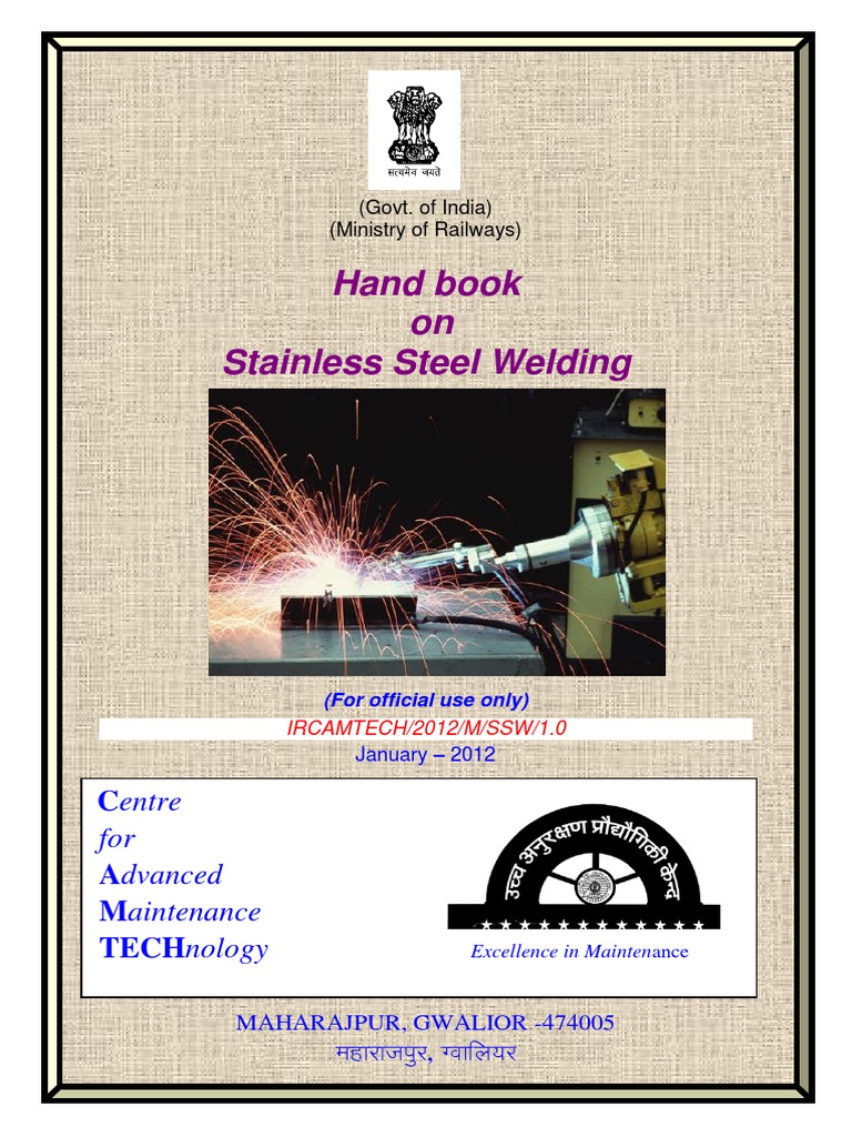 Handbook On Stainless Steel Welding | PDF | Steel | Building Engineering