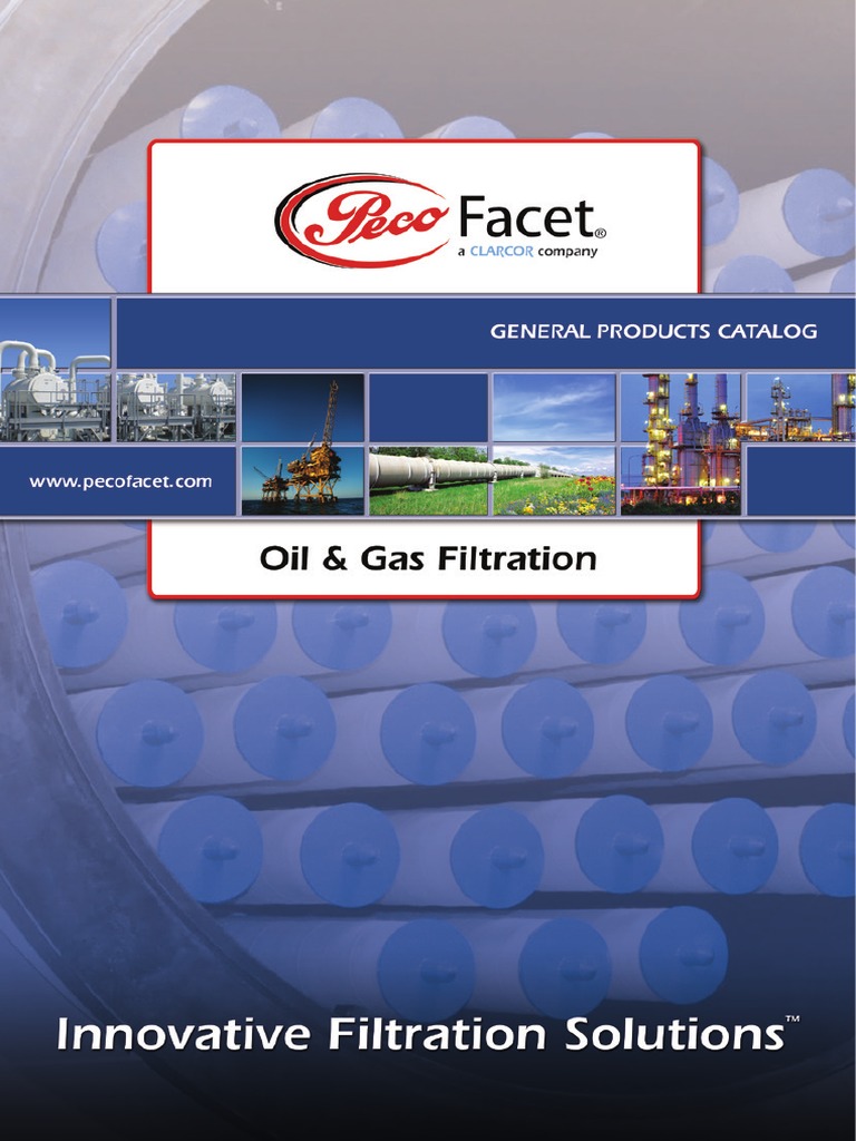 Filtros Peco | PDF | Filtration | Natural Gas