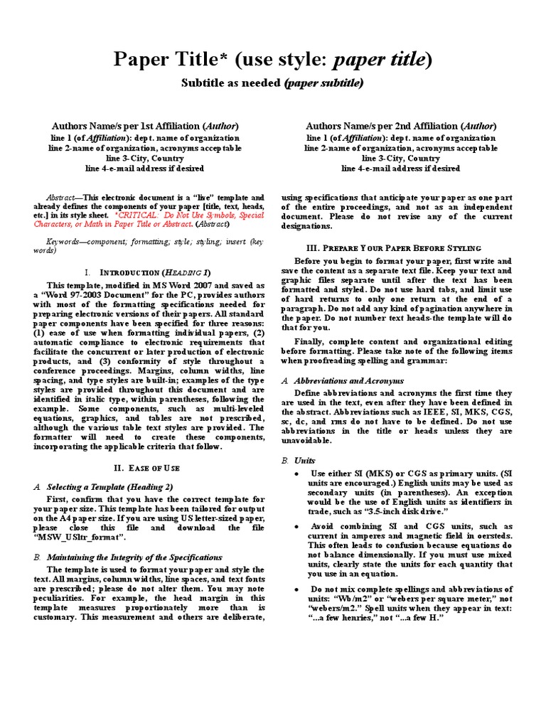 2014 04 MSW A4 Format | PDF | Specification (Technical Standard ...