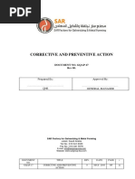 Corrective Action Process Flow Chart | Business