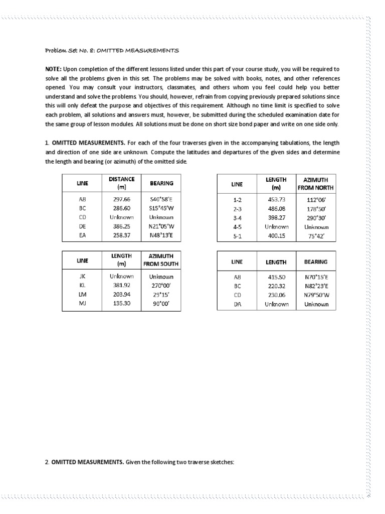 Problem Set 8 | PDF | Measurement | Scientific Method