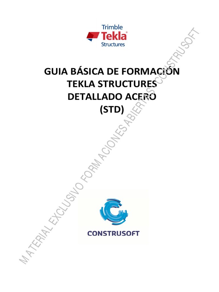 Guia Basica Tekla | PDF | Archivo de computadora | Software