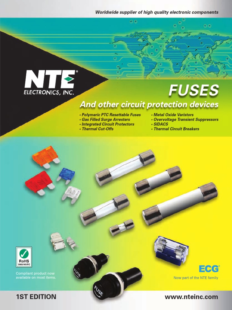 Fuse Catalog Nte-Electronics PDF | PDF | Fuse (Electrical) | Light ...