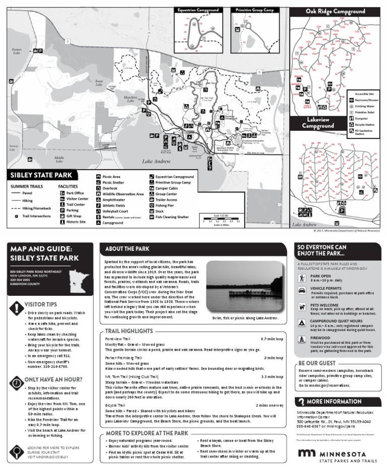 Oak Ridge Campground: Scale in Miles | PDF | Campsite | Parks