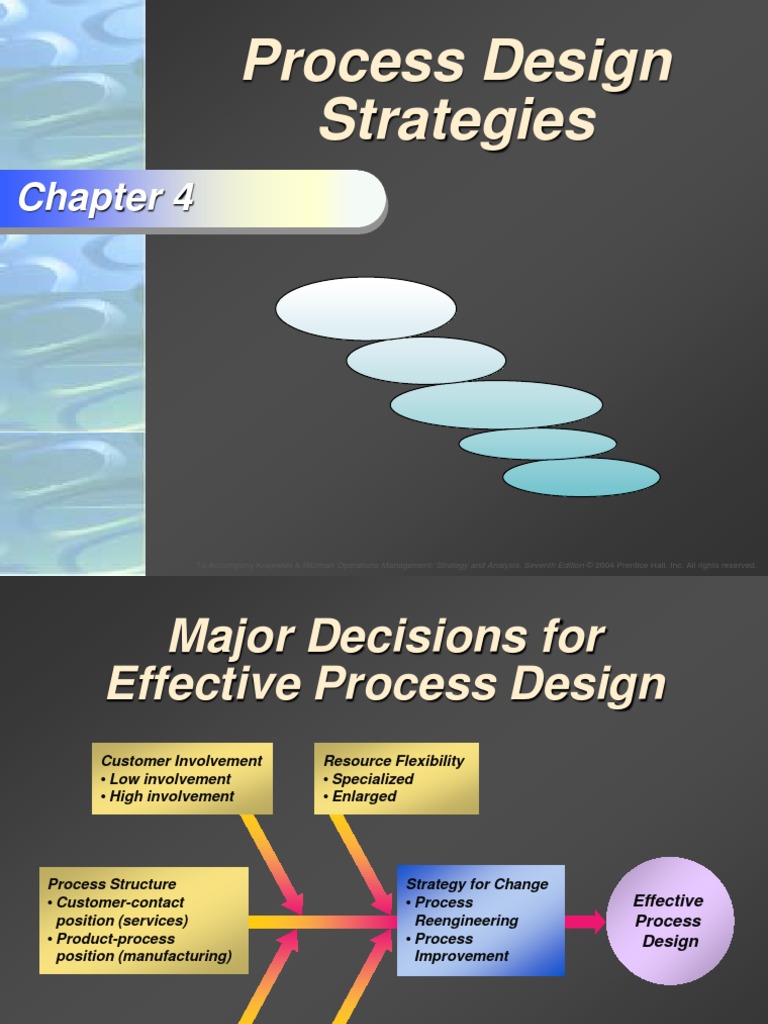 Process Design | PDF | Operations Management | Menu