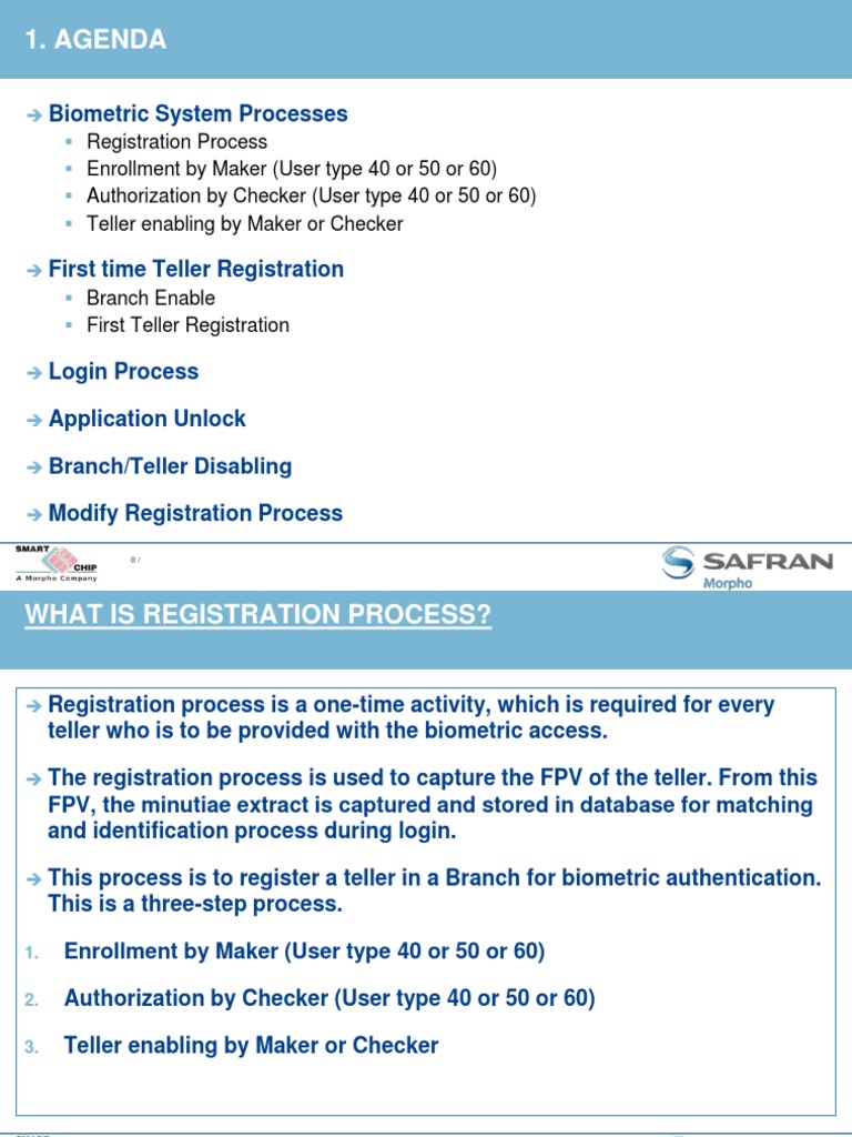 Biometric Process Flow Training - V1 - 2 | PDF | Biometrics | Login