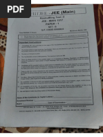 Fiitjee Phase Test Paper | PDF | Ion | Circle