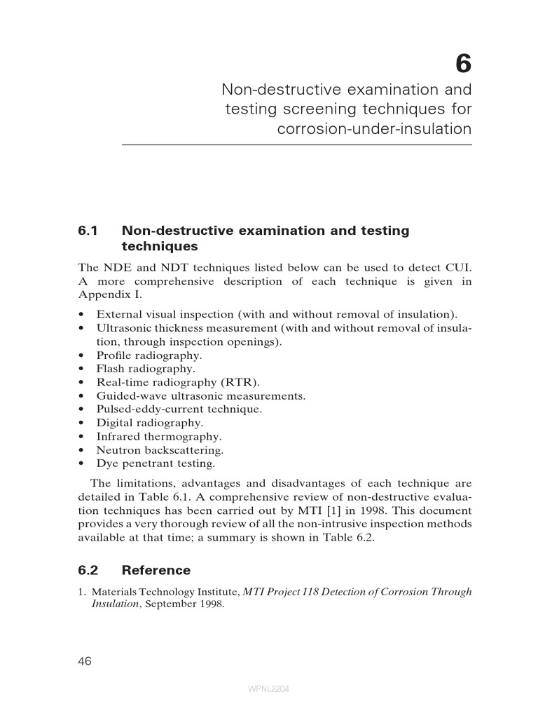 Nde NDT Cui | PDF | Nondestructive Testing | Corrosion