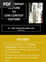 Hall's High vs Low Context Cultures | PDF | Communication | Cognition